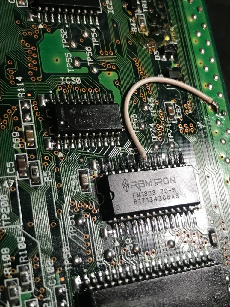 Sega Saturn FM1808 FRAM Memory Mod Service Logistics sega-saturn-fm1808-fram-memory-mod-service-logistics