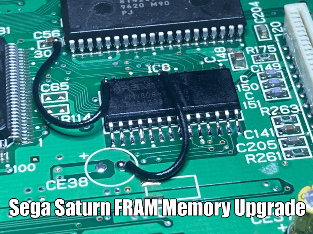Sega Saturn FRAM Memory Chip 256KB Memory Upgrade | Logistics